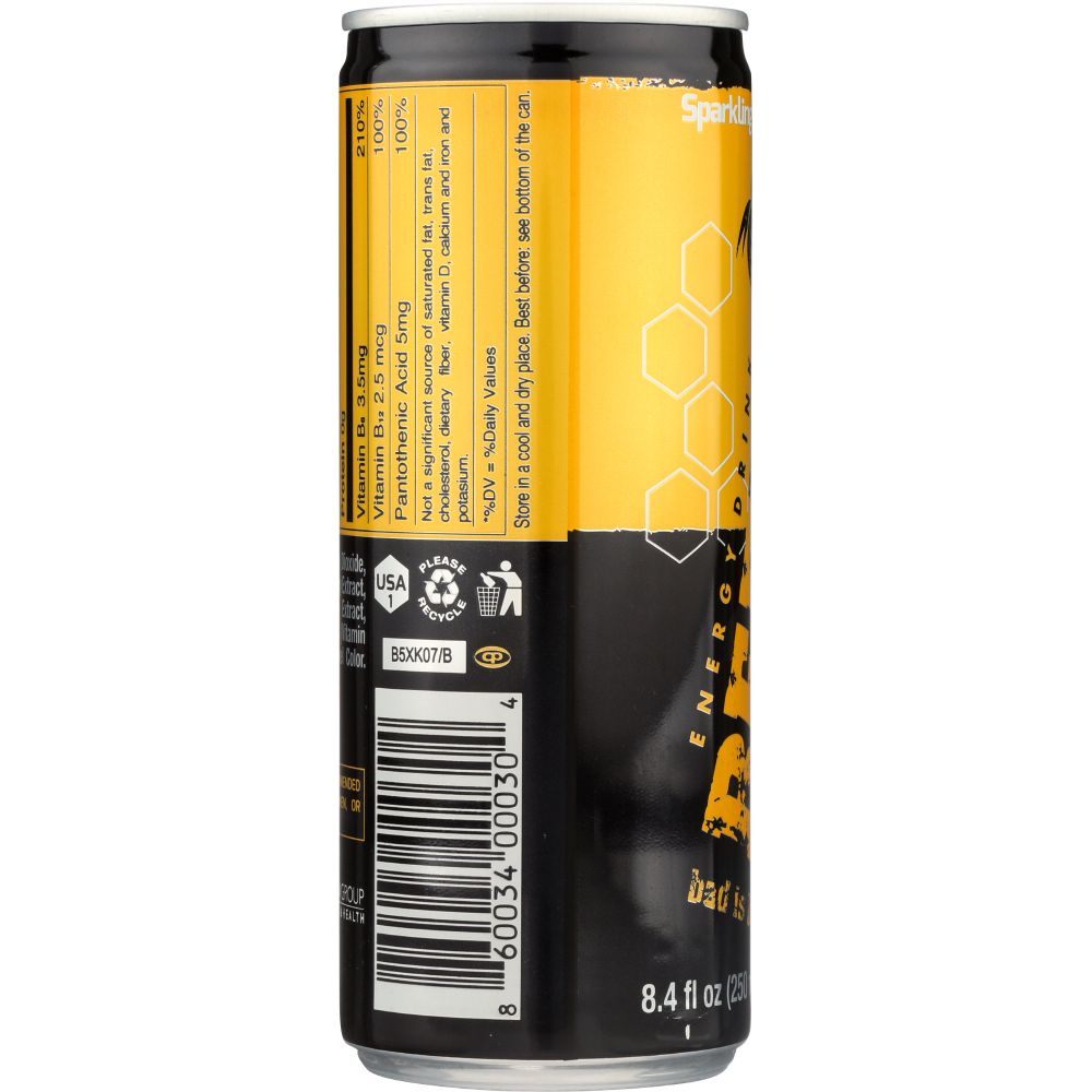 BEEBAD: Sparkling Energy Drink, 8.4 oz – Ariel's Brew
