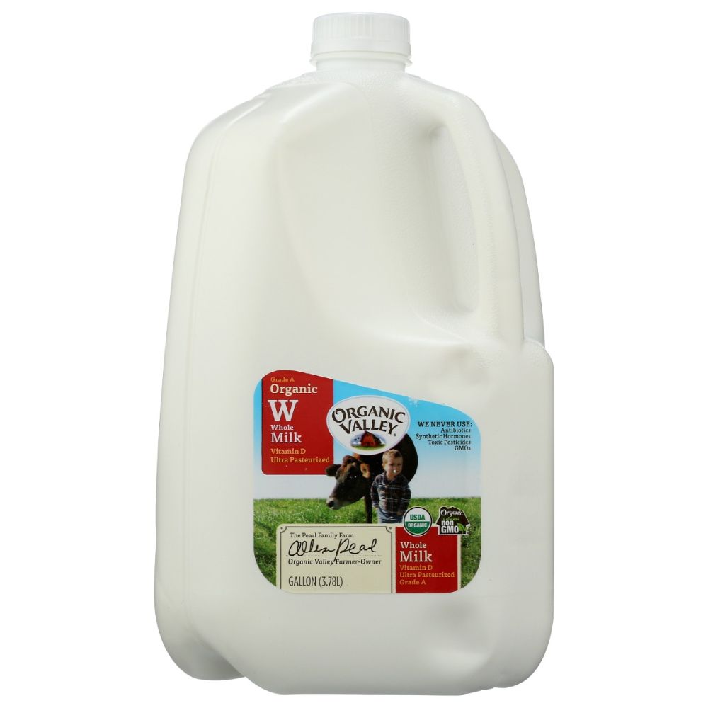 ORGANIC VALLEY: Whole Milk Ultra Pasteurized, 128 oz – Ariel's Brew ORGANIC VALLEY: Whole Milk Ultra Pasteurized, 128 oz – Ariel's Brew